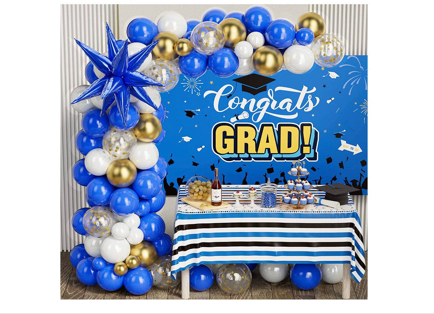 Graduation Party Decorations Balloon Garland Kit Graduation Party Ideas ...