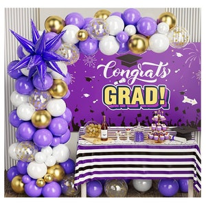 Graduation Party Decorations Balloon Garland Kit Graduation Party Ideas ...