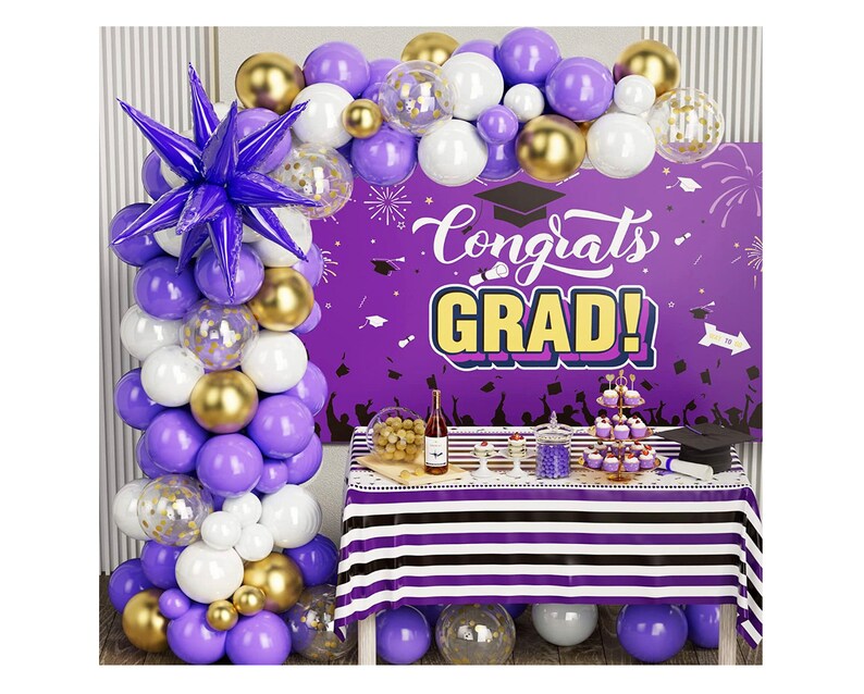 Graduation Party Decorations Balloon Garland Kit Graduation Party Ideas ...