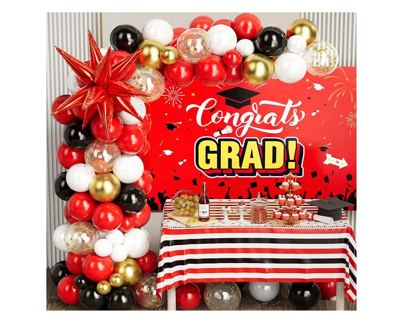 Graduation Party Decorations Balloon Garland Kit Graduation Party Ideas ...