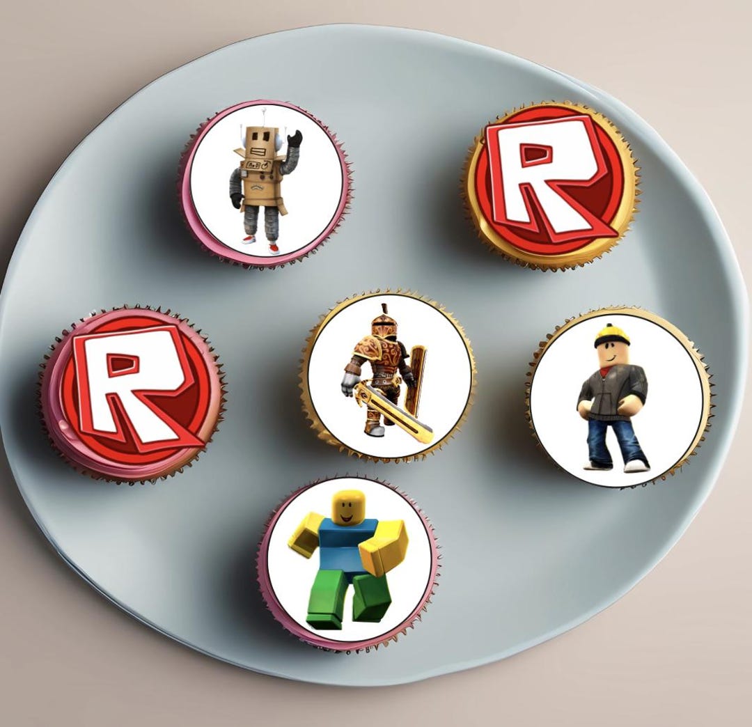 Roblox Characters Kids Game Party Edible Image Toppers Sugar Sheet for ...