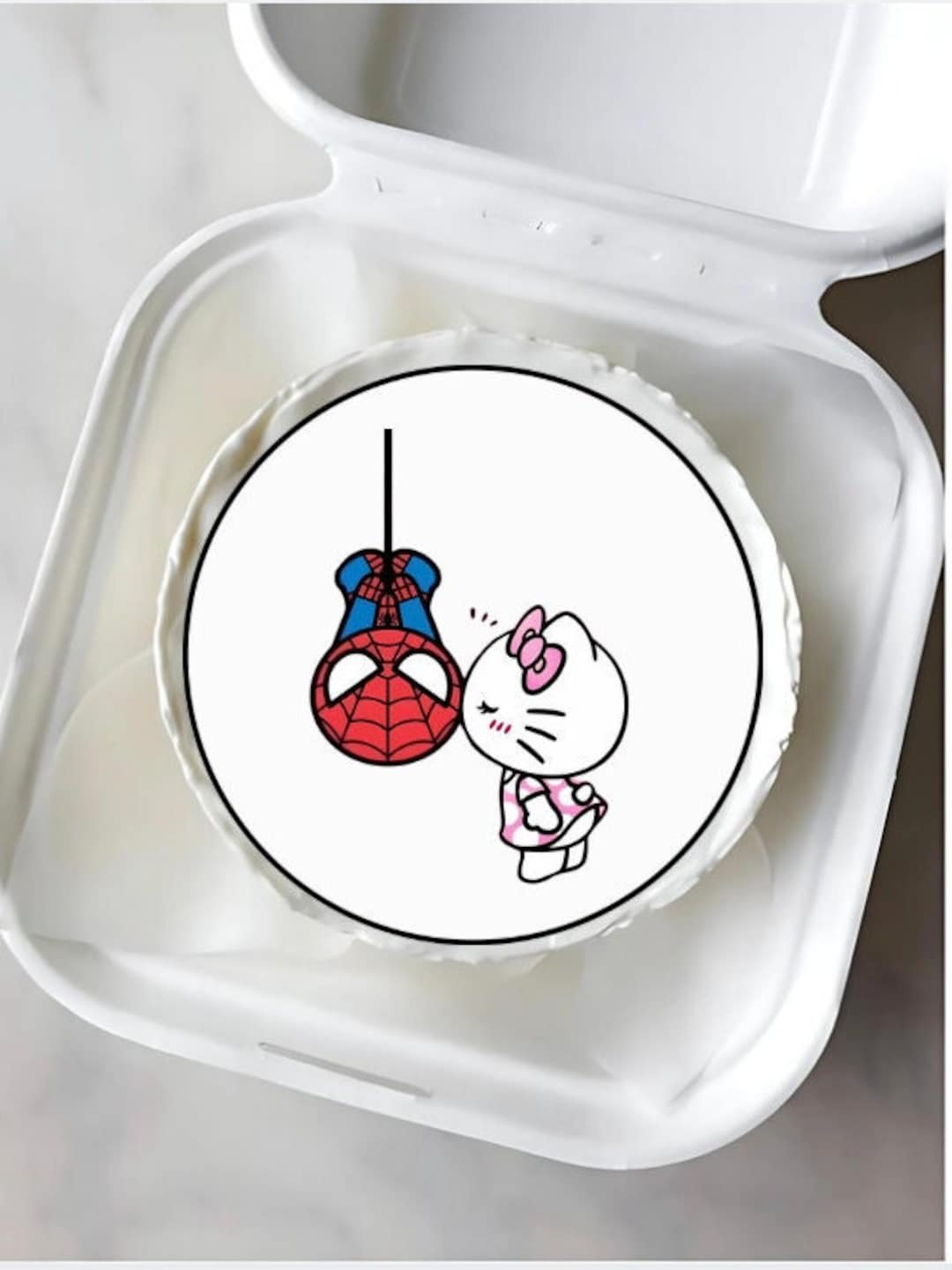 Hello Kitty Spiderman Spidey Edible Image Icing Sugar Sheet for Cakes 4 ...