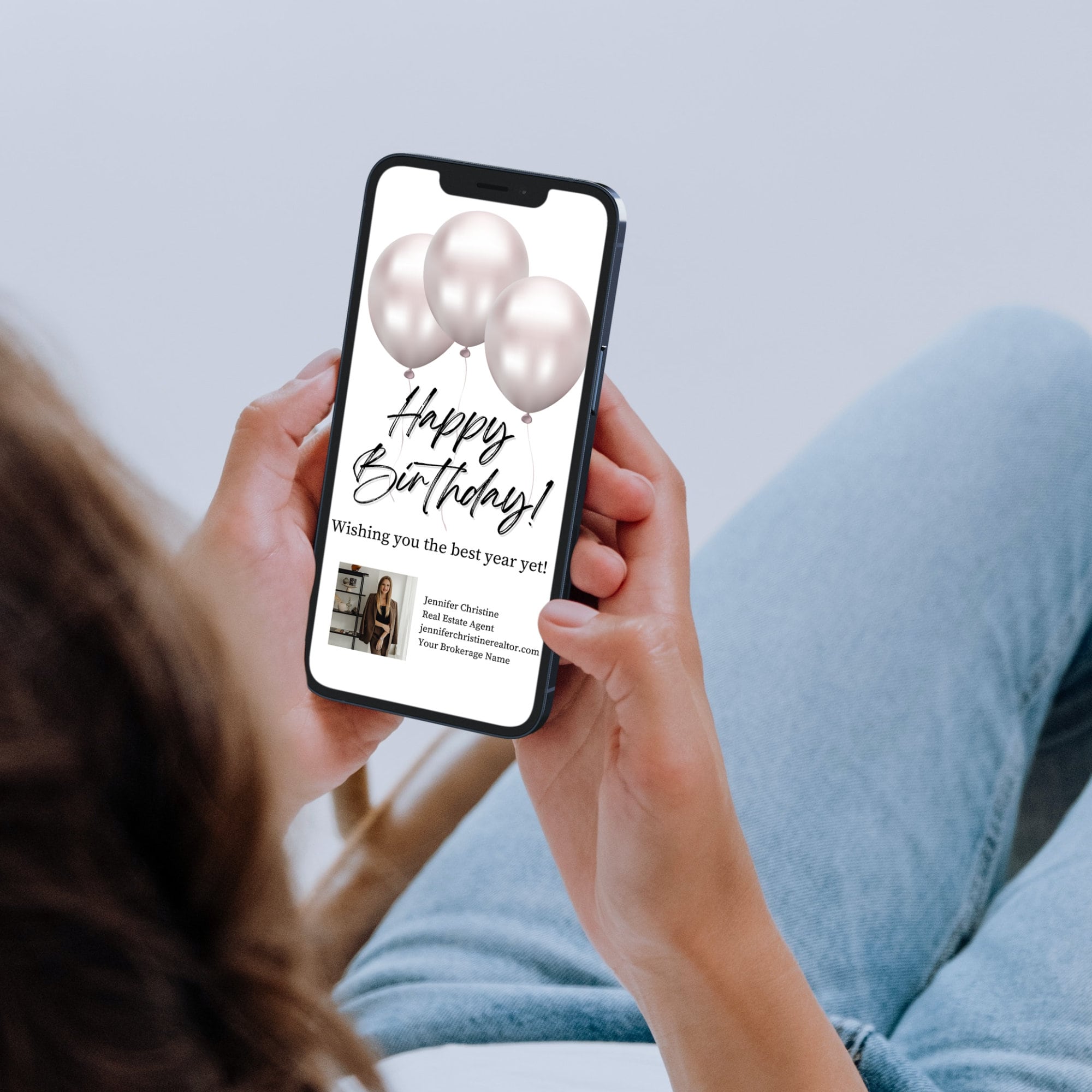 Happy Birthday Client Textable Bundle for Real Estate Agents, Client ...