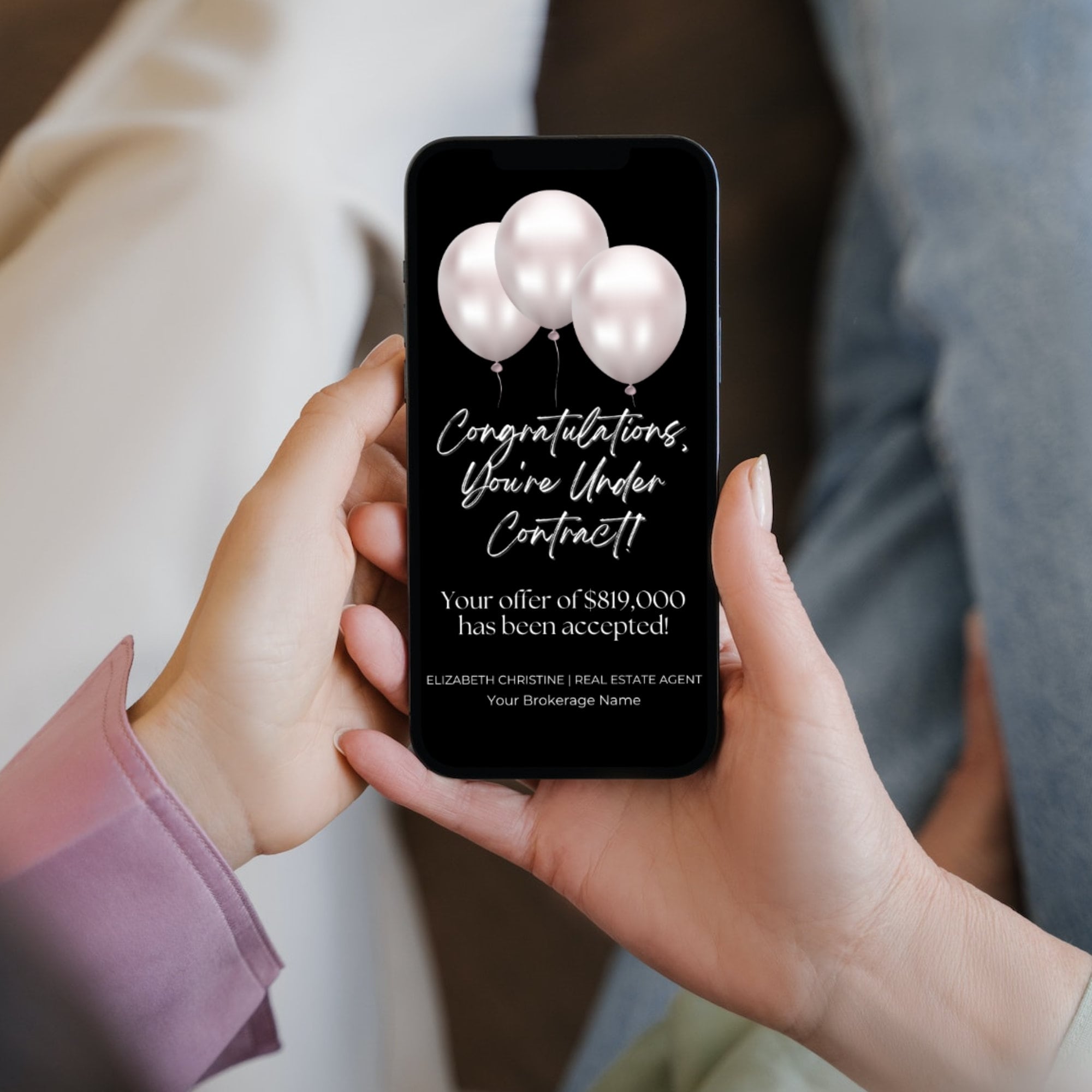 Offer Accepted Congrats Under Contract, Pending Sale From Real Estate ...