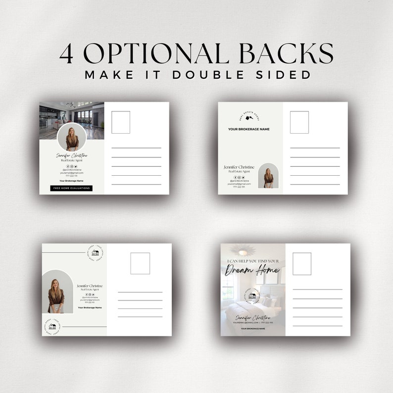 Real Estate Postcard, Realtor Postcards, Realtor Canva Template, Realtor Marketing, Realtor ...