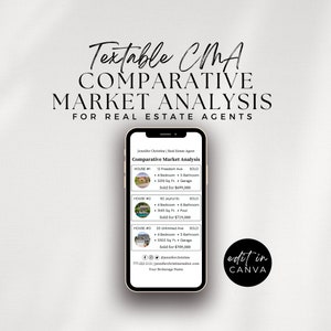 Comparative Market Analysis Flyer CMA Handout Real Estate CMA Flyer ...