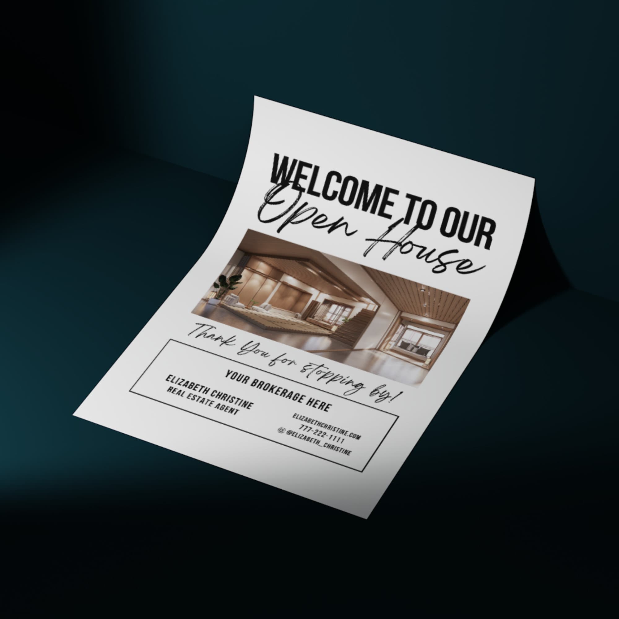 Open House Welcome Sign, Open House Sign, Open House Marketing, Welcome ...