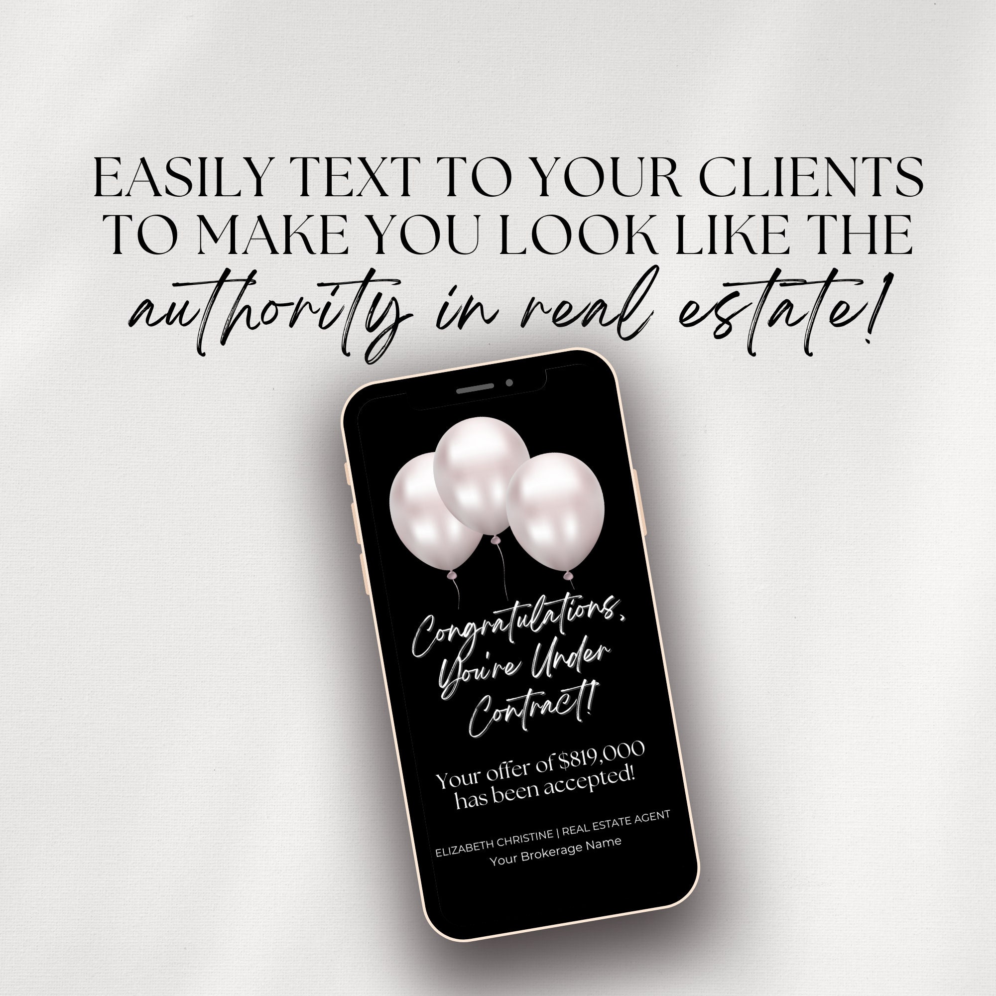 Offer Accepted Congrats Under Contract, Pending Sale From Real Estate ...