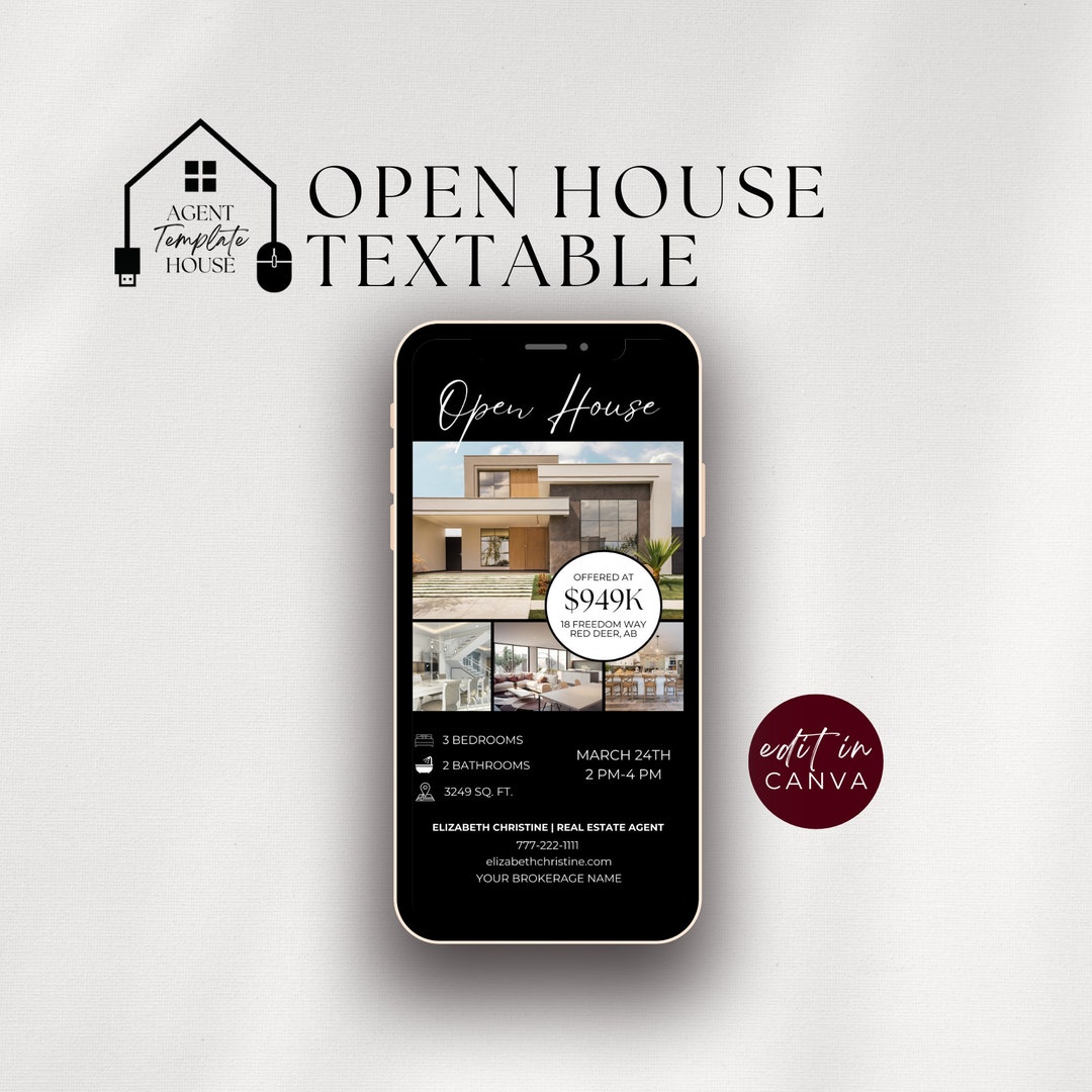 Open House Instagram Story, Open House Features Textable, Open House ...