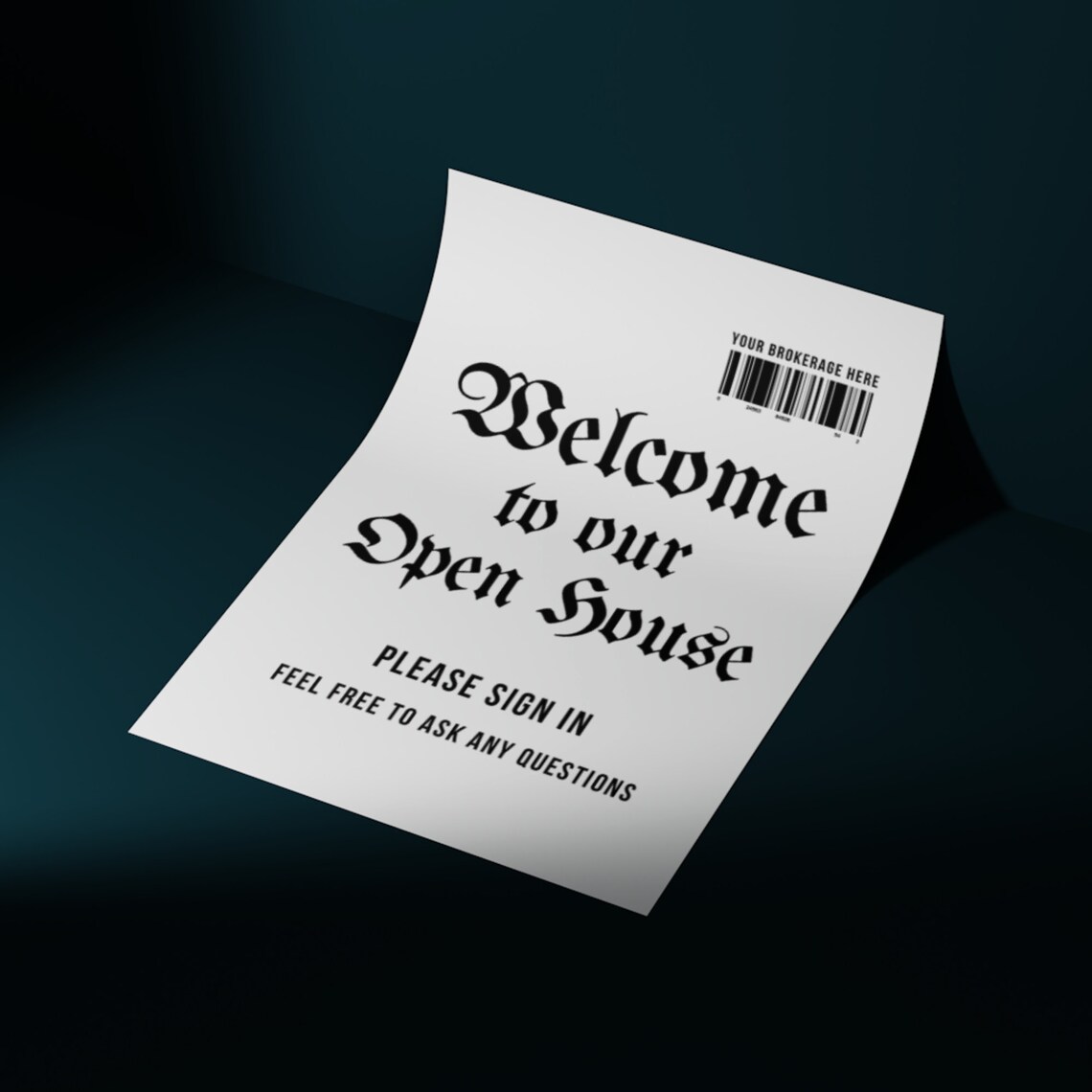 Open House Welcome Sign, Open House Sign, Open House Marketing, Welcome ...