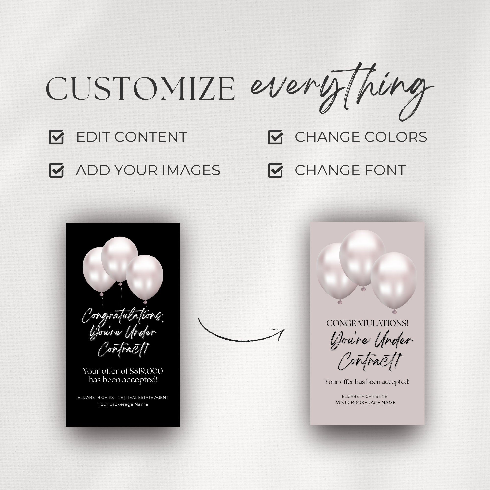 Offer Accepted Congrats Under Contract, Pending Sale From Real Estate ...