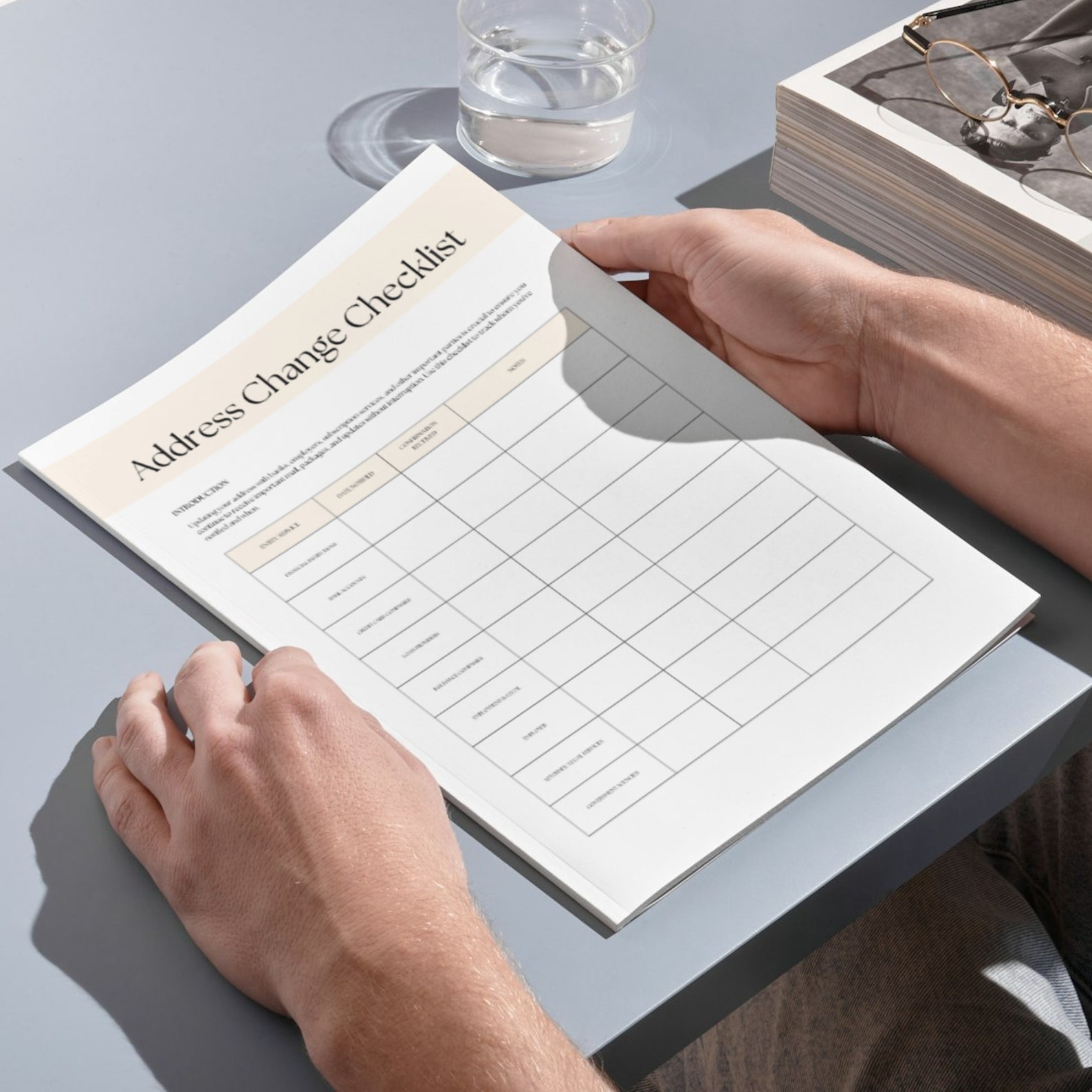 Address Change Checklist, Mail Forwarding List, New Address ...