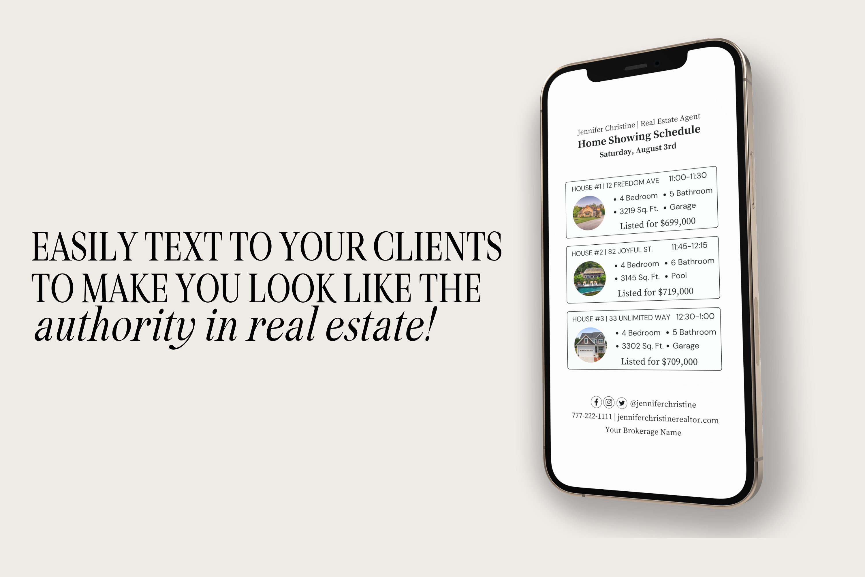 Textable Review Request Real Estate, Client Testimonial for Real Estate ...