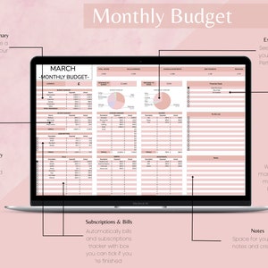 Ultimate Annual Budget Spreadsheet Google Sheets, Excel Yearly Template ...