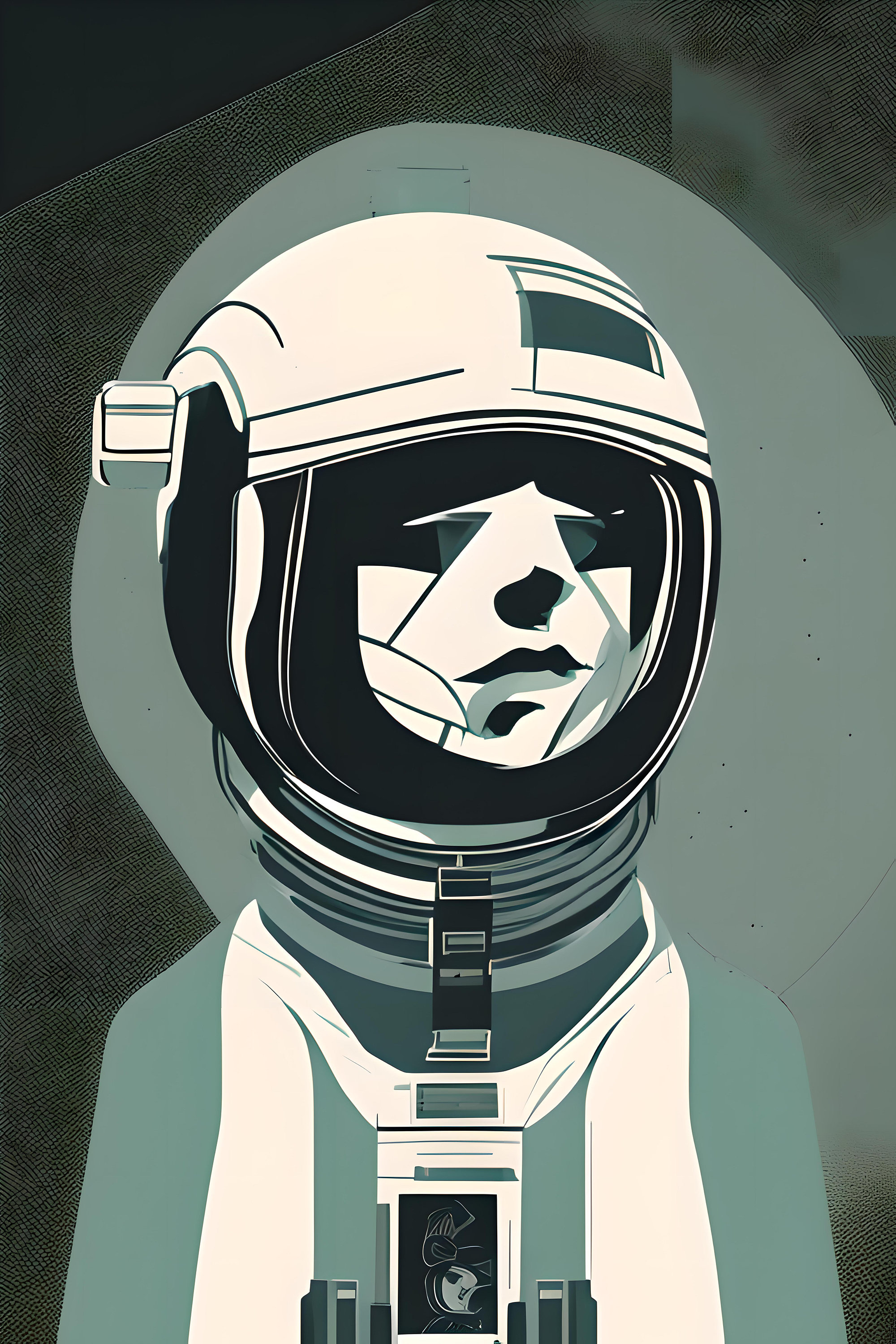 Astronaut Art Painting, Space Wall Art, Digital Download, Galaxy Wall ...