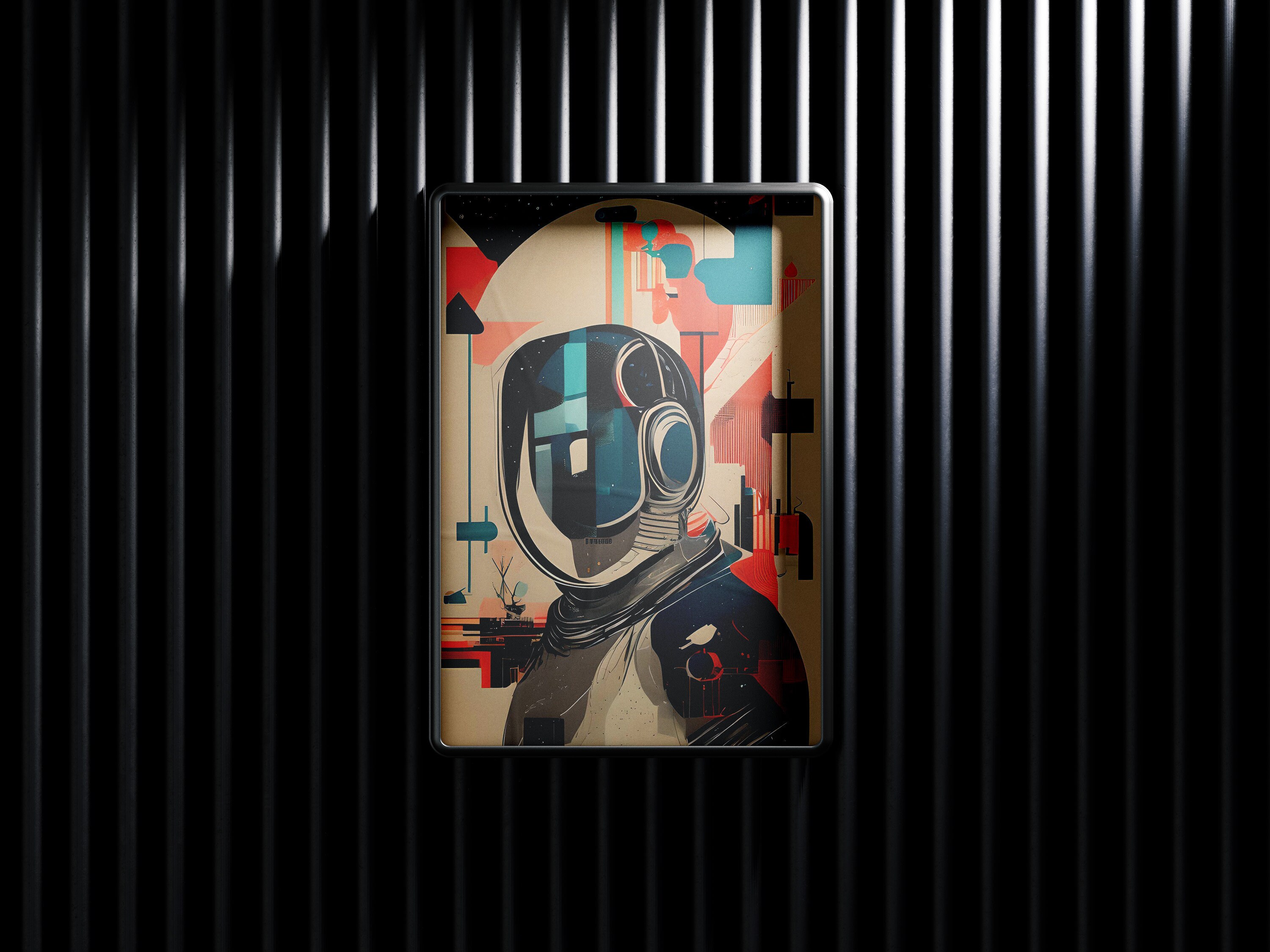 Astronaut Painting, Spaceman Art, Poster Print, Abstract Printable Wall ...