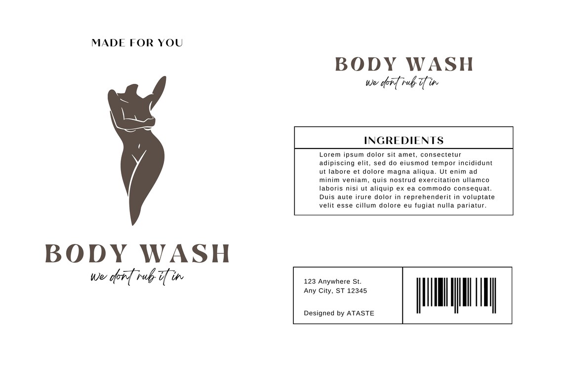 Printable Dispenser Labels, Design Soap Dispenser Labels, Soap Bottle ...