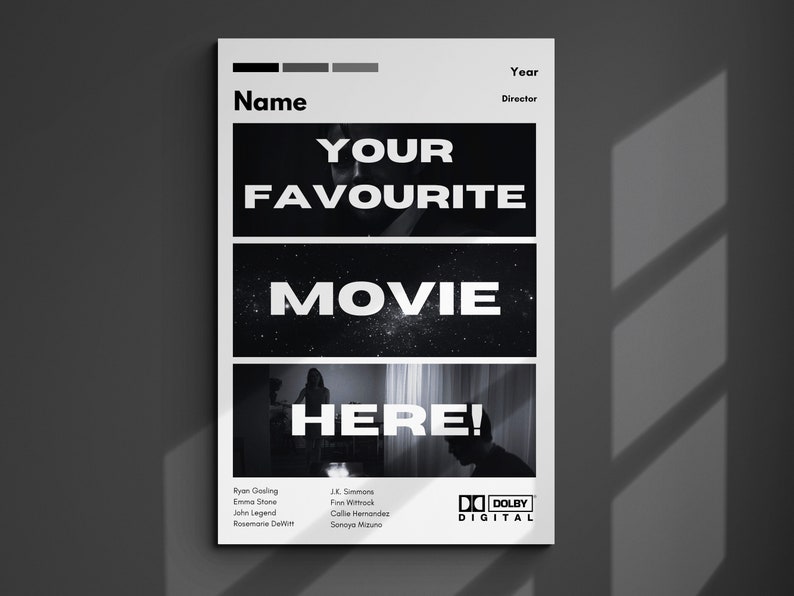 Custom Movie Poster - Etsy