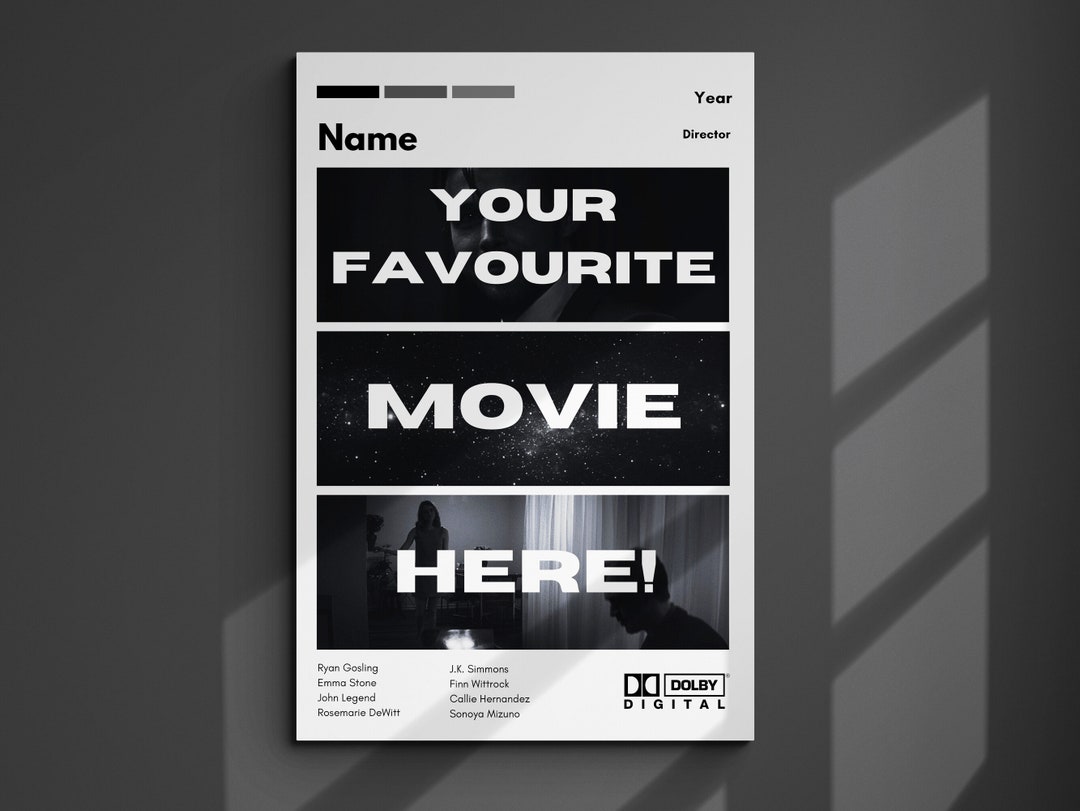 Custom Movie Canva - Etsy
