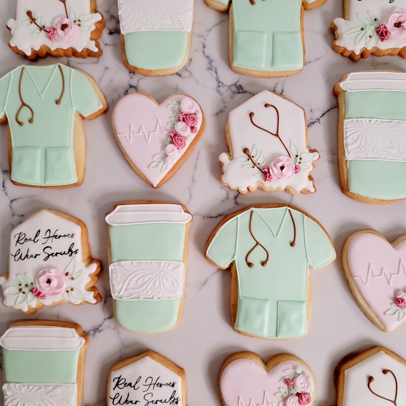 Nurse Cookies - Etsy