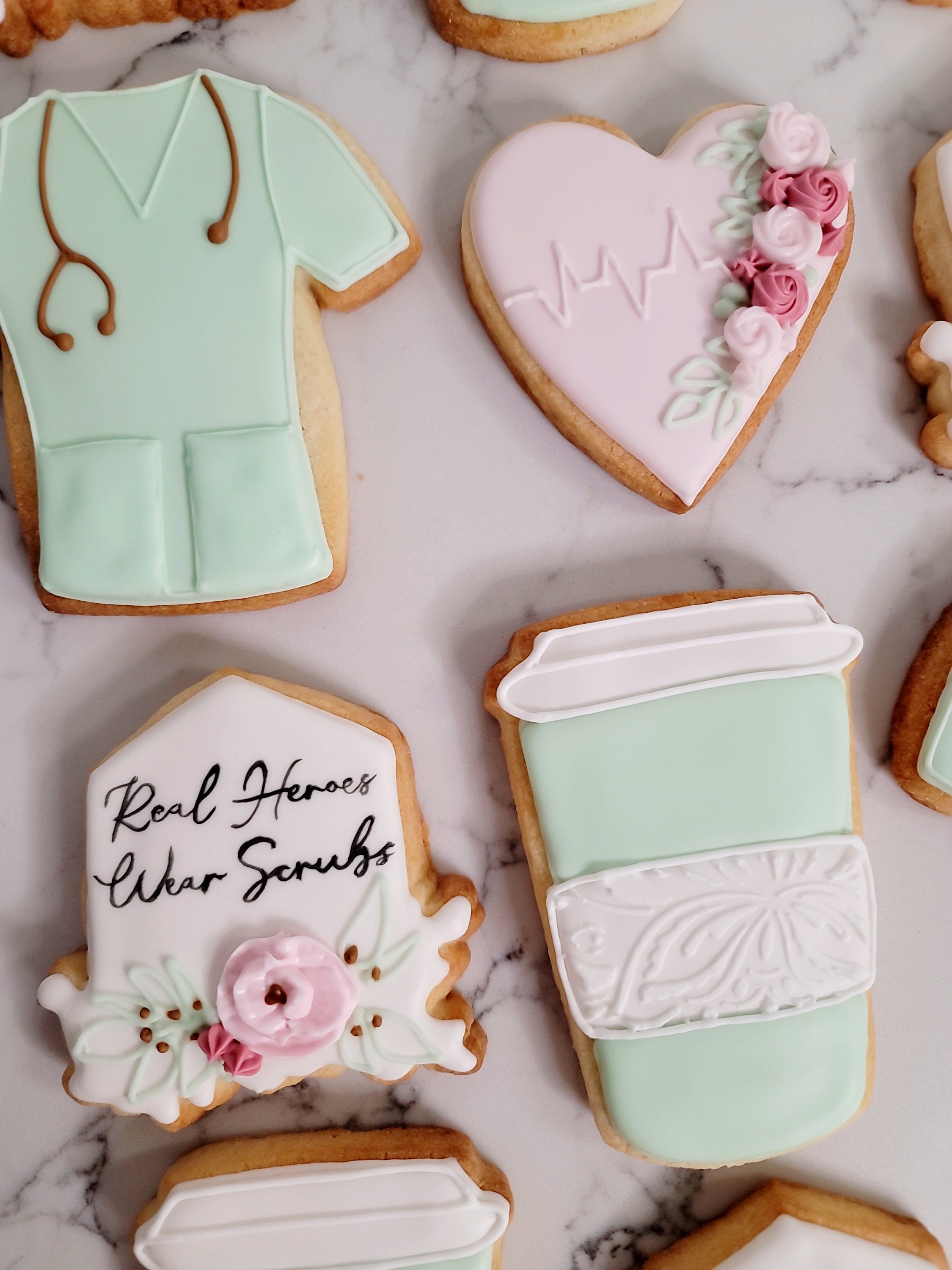 Nurse Cookies Nurse Graduation Sugar Cookies - Etsy