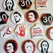 Horror Movie Birthday Sugar Cookies, Killer Birthday Cookies - Etsy