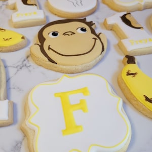 Curious George Sugar Cookies, Birthday Cookies - Etsy