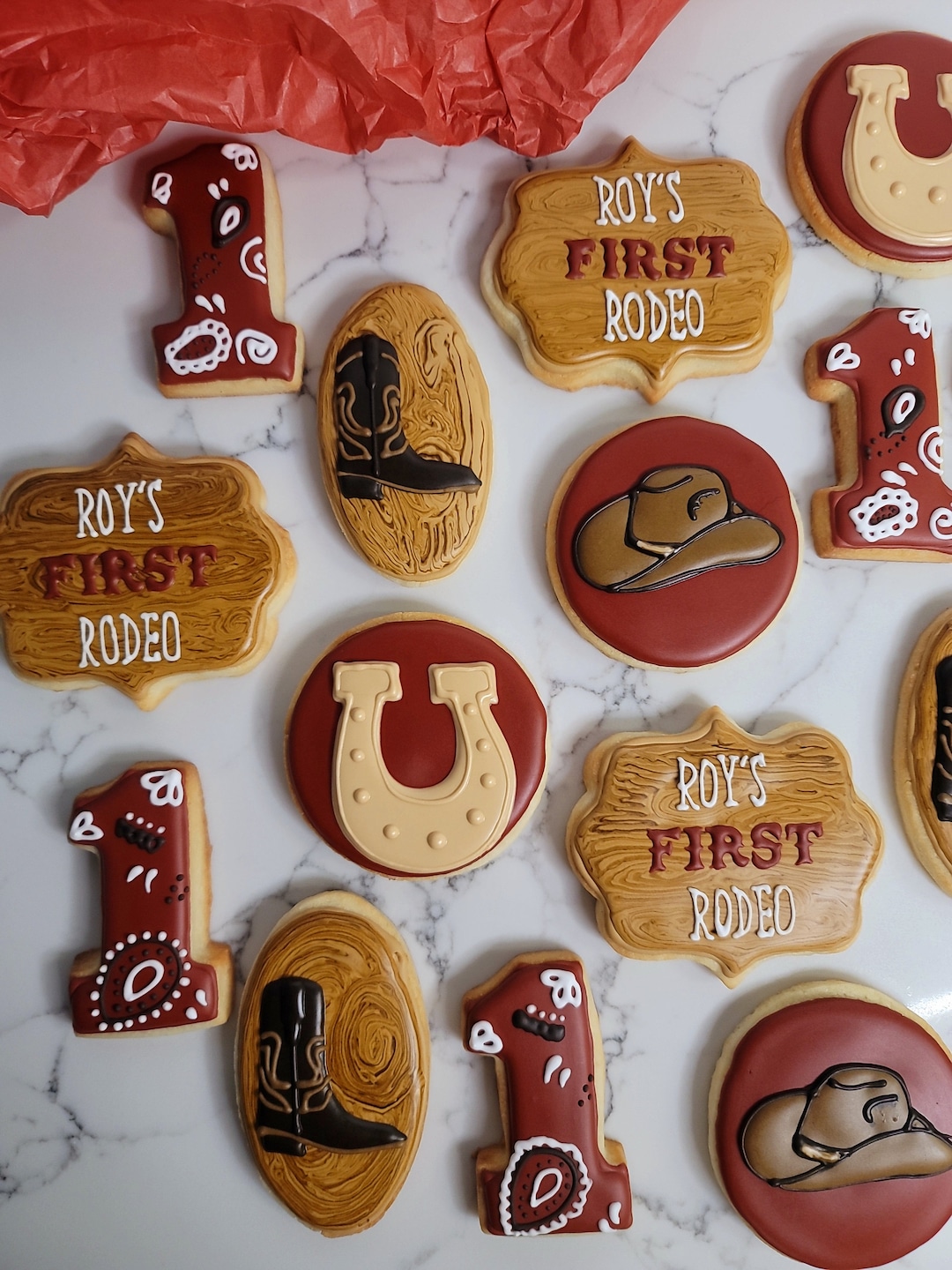 First Rodeo Sugar Cookies, Cowboy Cookies, Rodeo Cookies - Etsy