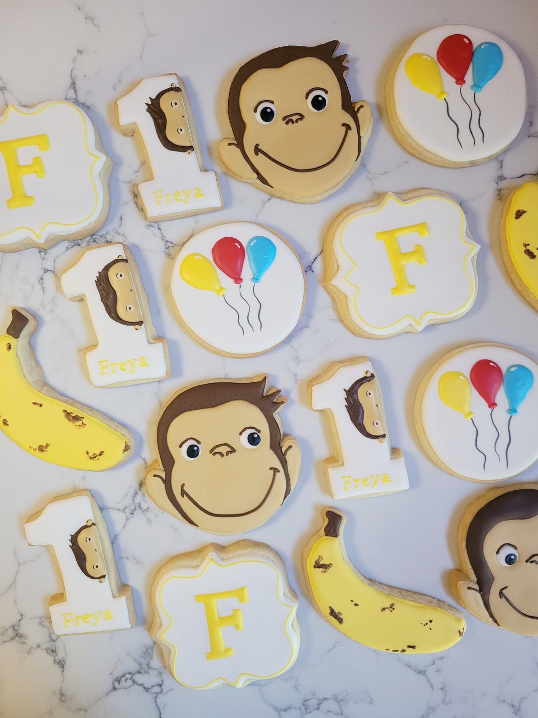 Curious George Sugar Cookies, Birthday Cookies - Etsy