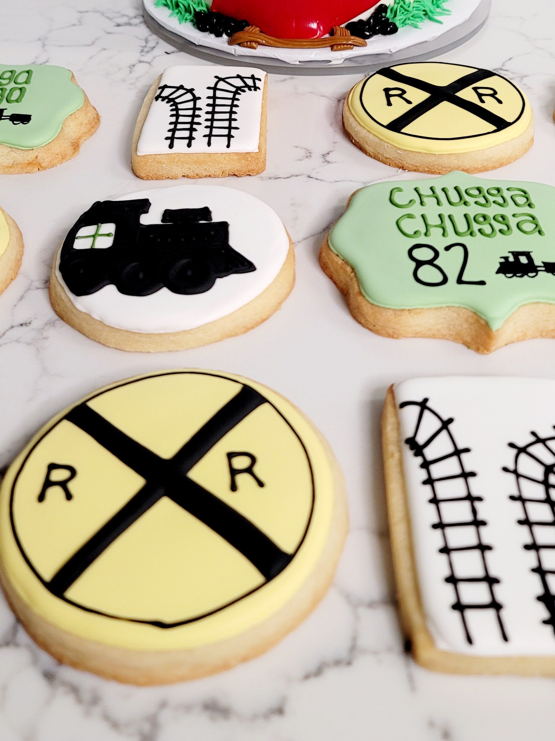 Train Birthday Sugar Cookies Train Cookies Railroad - Etsy