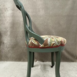 Floral Balloon Back Chair - Etsy