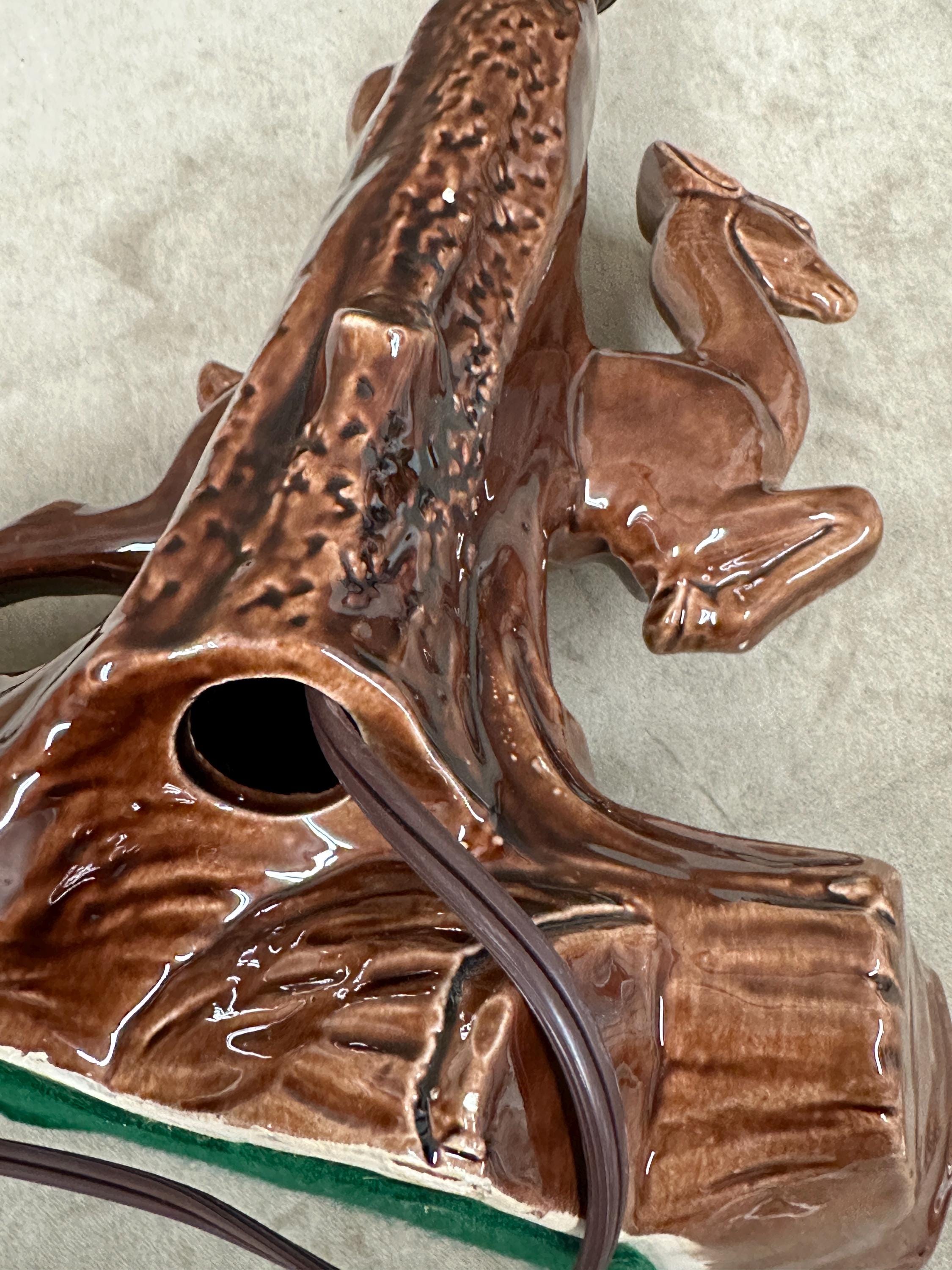 Leaping Doe MCM Lamp - Etsy