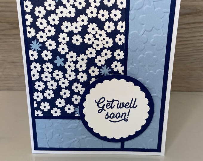 Get Well Soon Card, Handmade Card With Envelope - Etsy