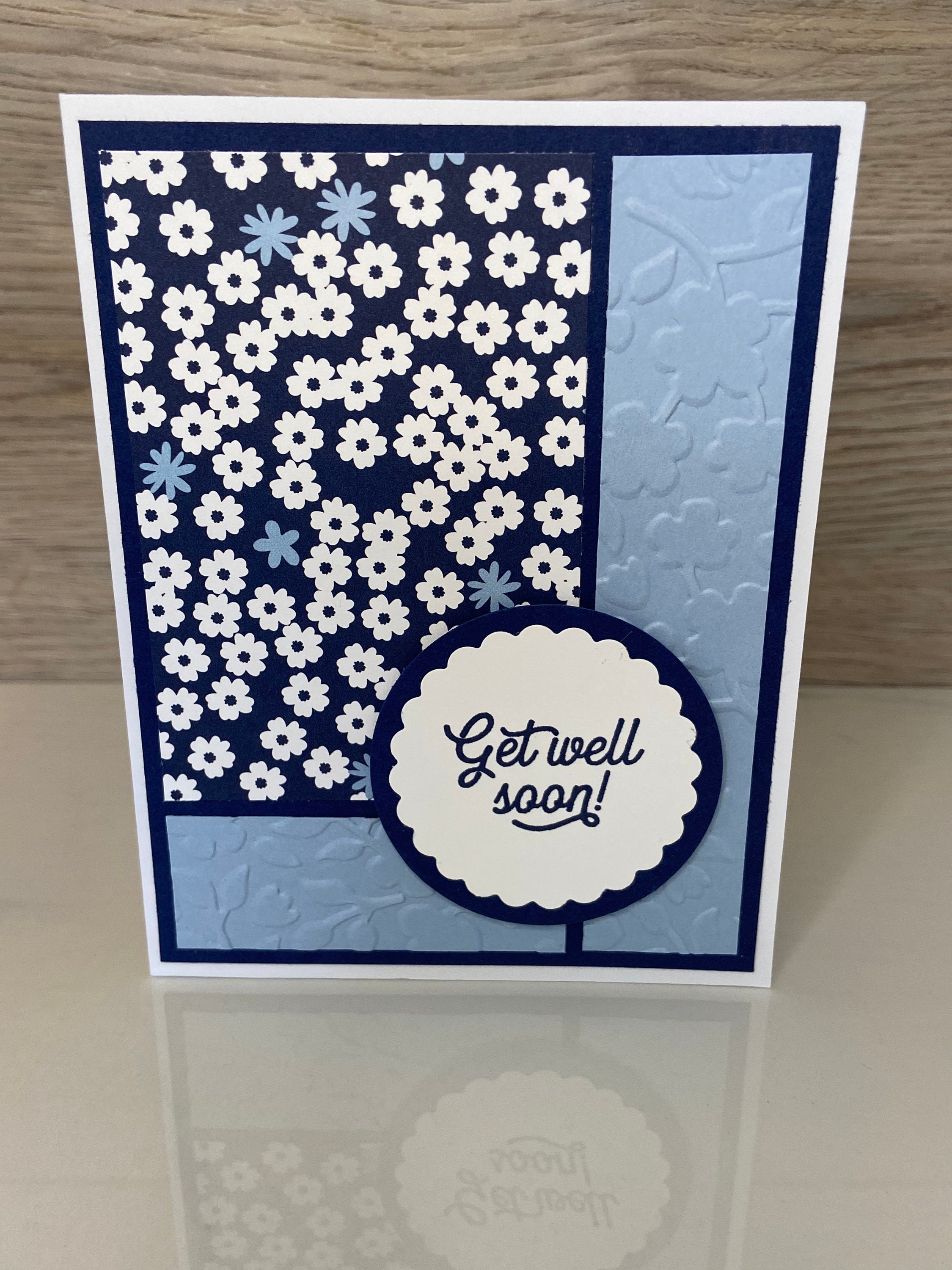 Get Well Soon Card, Handmade Card With Envelope - Etsy