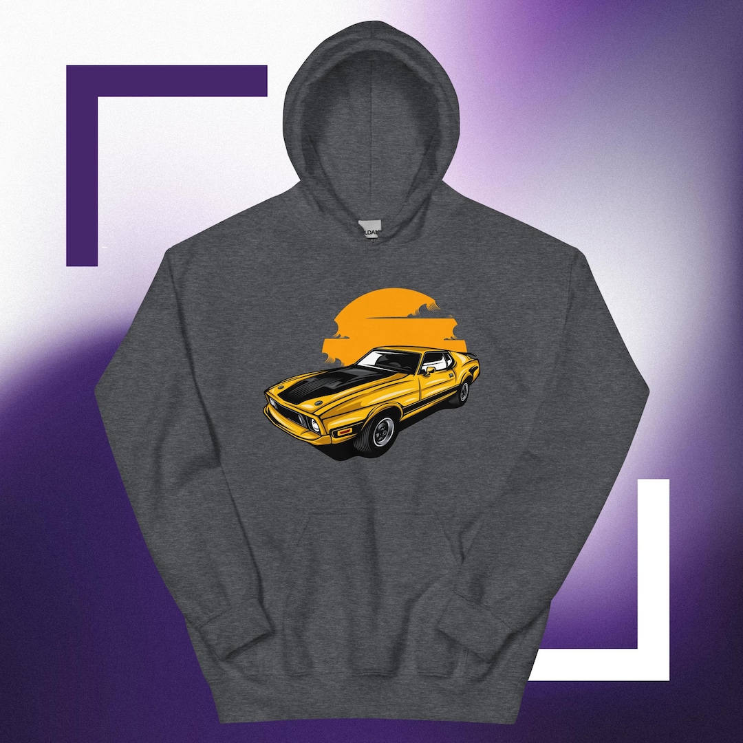 Mach-1 Retro 90s Car Vibes Hoodie - Etsy