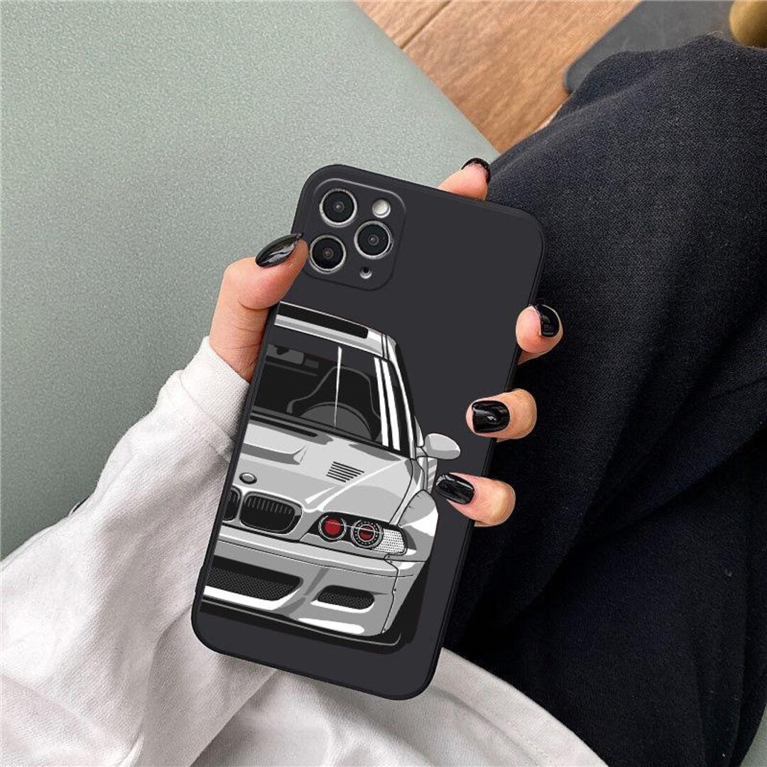 Custom iPhone 15 Cover With BMW E46 Illustration - Timeless Elegance ...