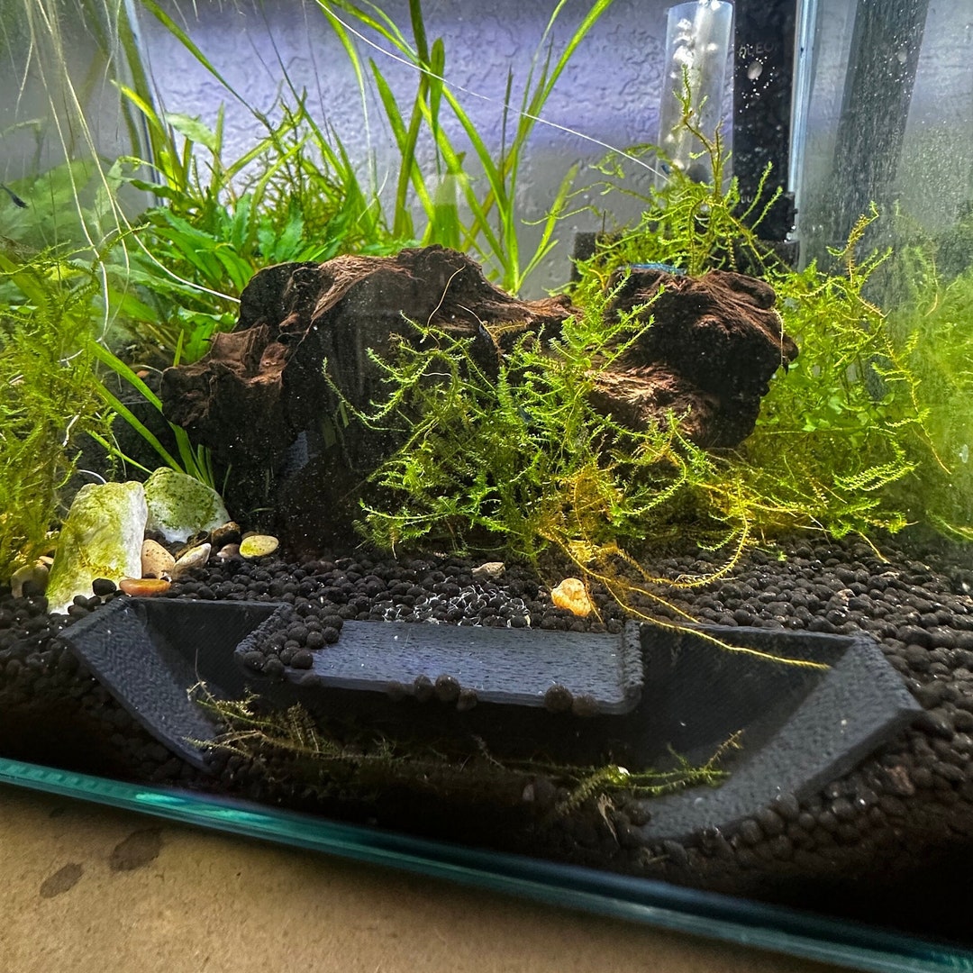 Aquarium Crawl Space Safe Fish Tank Tunnel for Shrimp and Pleco Bottom ...