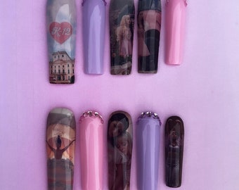 Melanie Martinez K-12 Inspired Press on Nails. Cute Alternative Nails ...