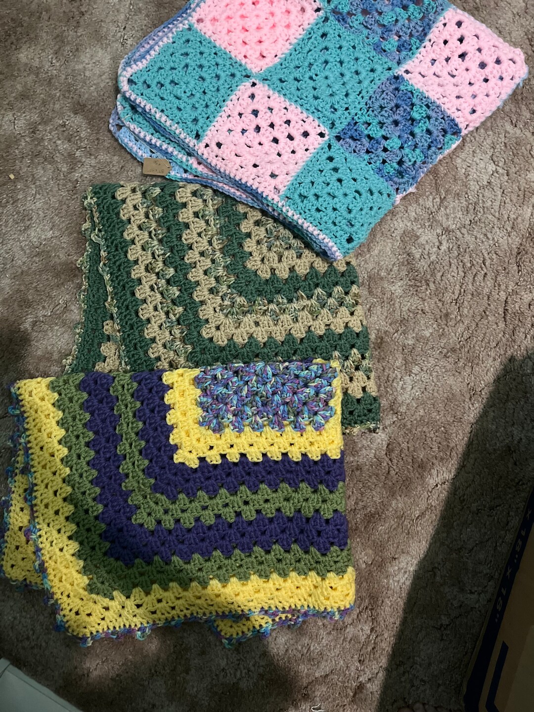 Homemade Crochet Afghan - Etsy