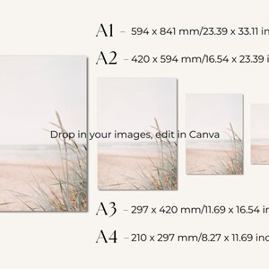 Wall Art Size Guide Mockup Canva, All Ratio Mockup, Video Mockup ...