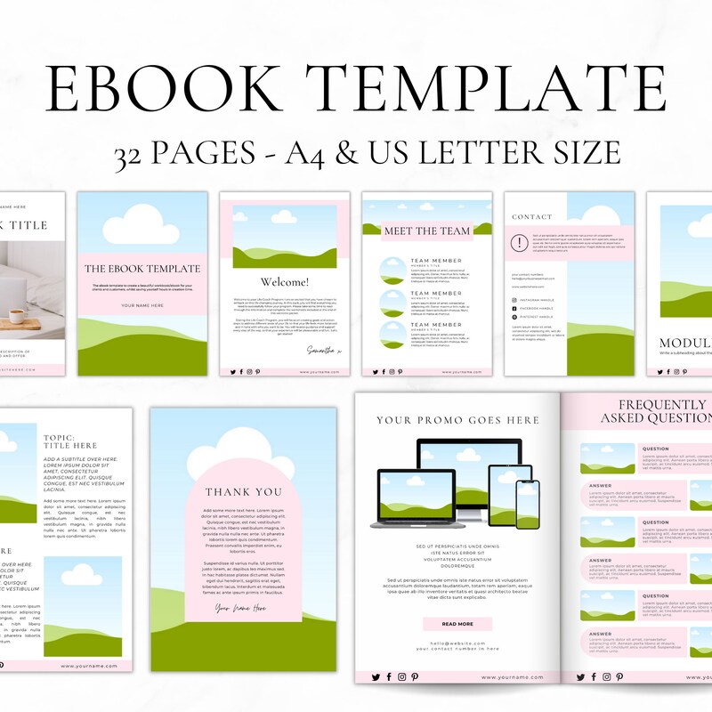 Ebook Template - Etsy