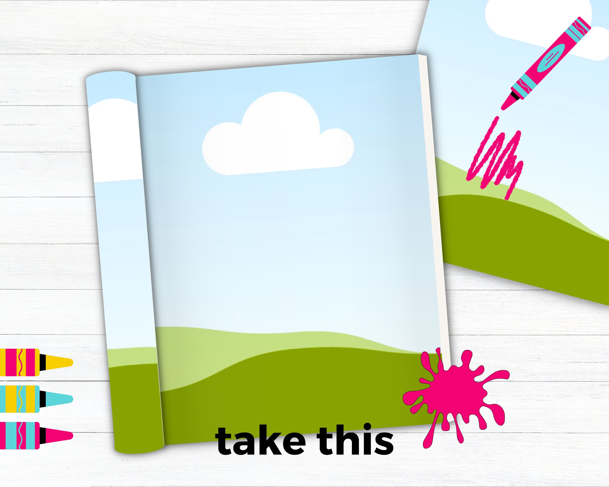 Coloring Book Display Canva Coloring Book Mock Up - Etsy Canada