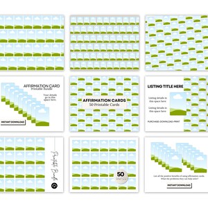MOCKUPS for AFFIRMATION CARDS, Selfcare Card Deck, Inspiring ...