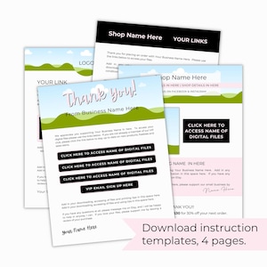 Clipart Mockup Bundle, PNG Mockup Canva, Digital Etsy Shop Listing ...