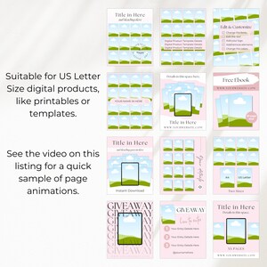 Mockup Video Template, Tiktok Video Digital Product Seller, Social ...