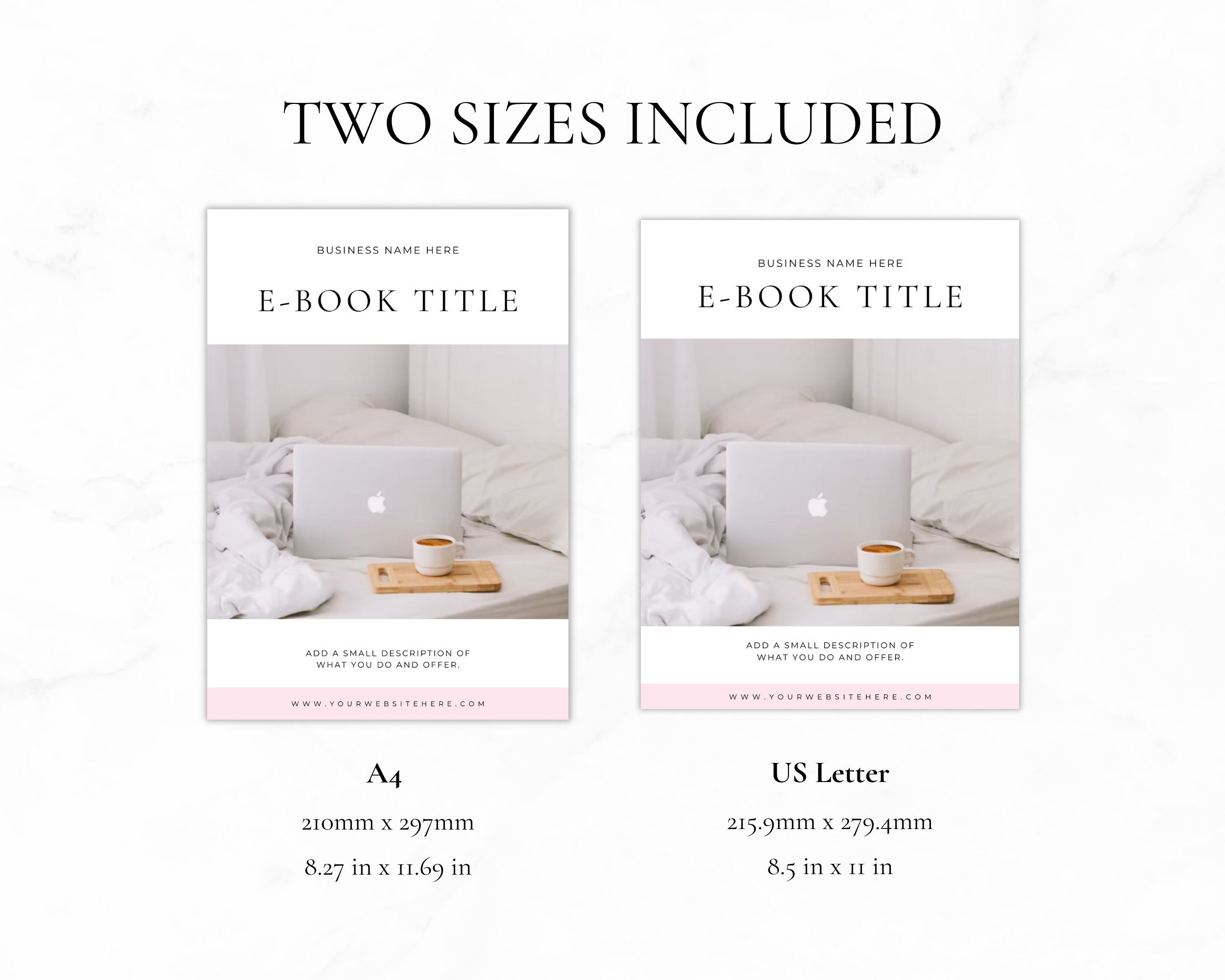 Editable Ebook Template, Small Business Canva Ebook Template, A4 and US ...