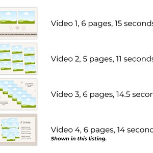 Landscape Paper Animated Video Mockup, Etsy Listing Video, Animated ...