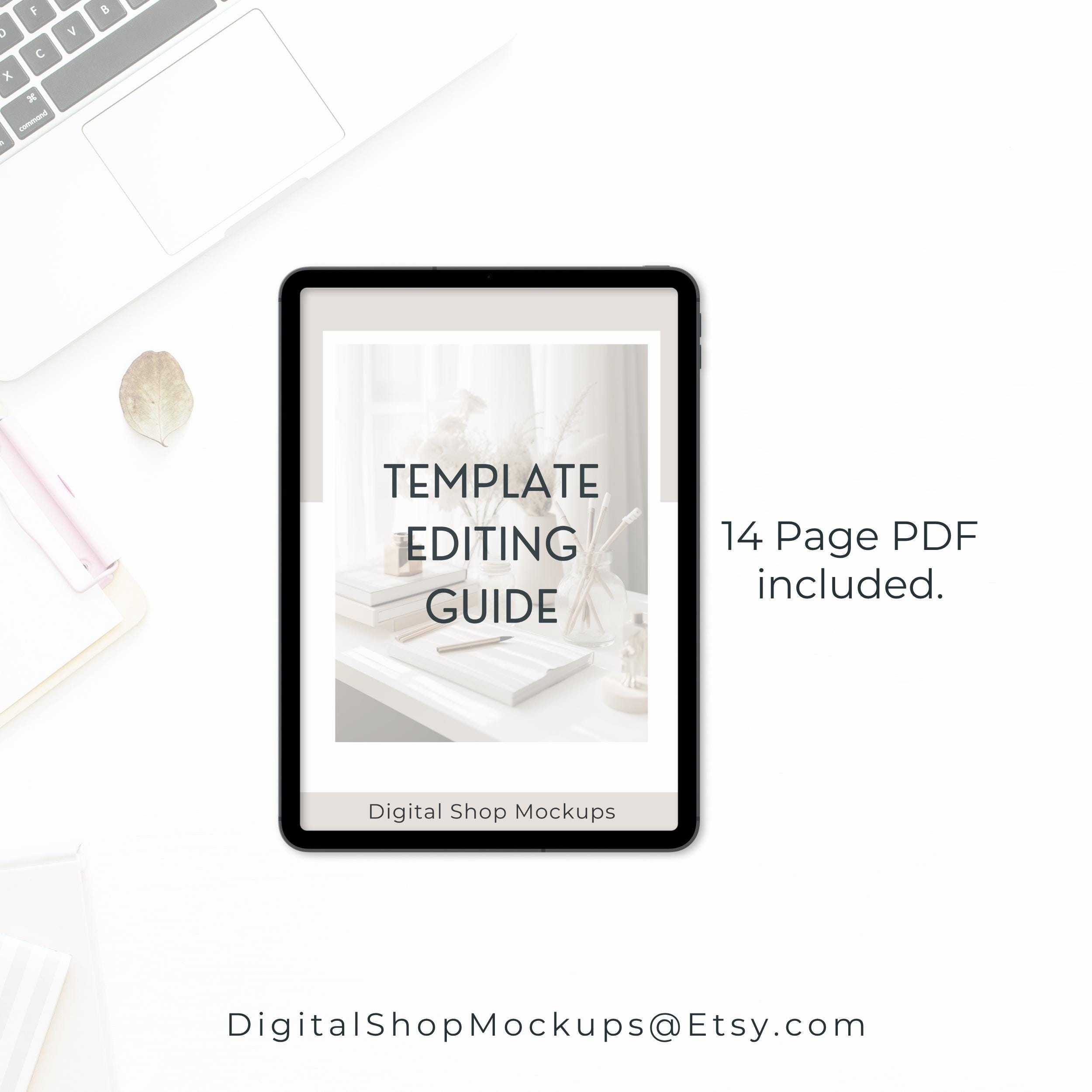 Printing Size Digital Downloads, Guide and Instructions Printable ...