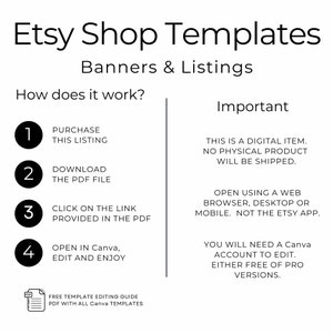 Template Etsy Shop Mockups, Printables Mockup Bundle, Big Banner Mock ...