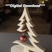 Christmas Tree Decoration, Vcarve Pro, Digital File, Holiday Gifts ...